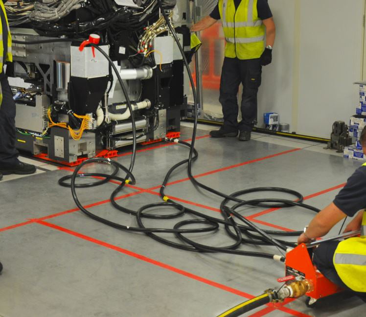 Moving Sensitive Equipment with Air Skates | IES