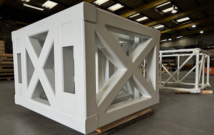 Designing & Installing a Large, Rigid Structural Machine Base | IES