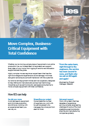 High-Technology Equipment Movers | IES